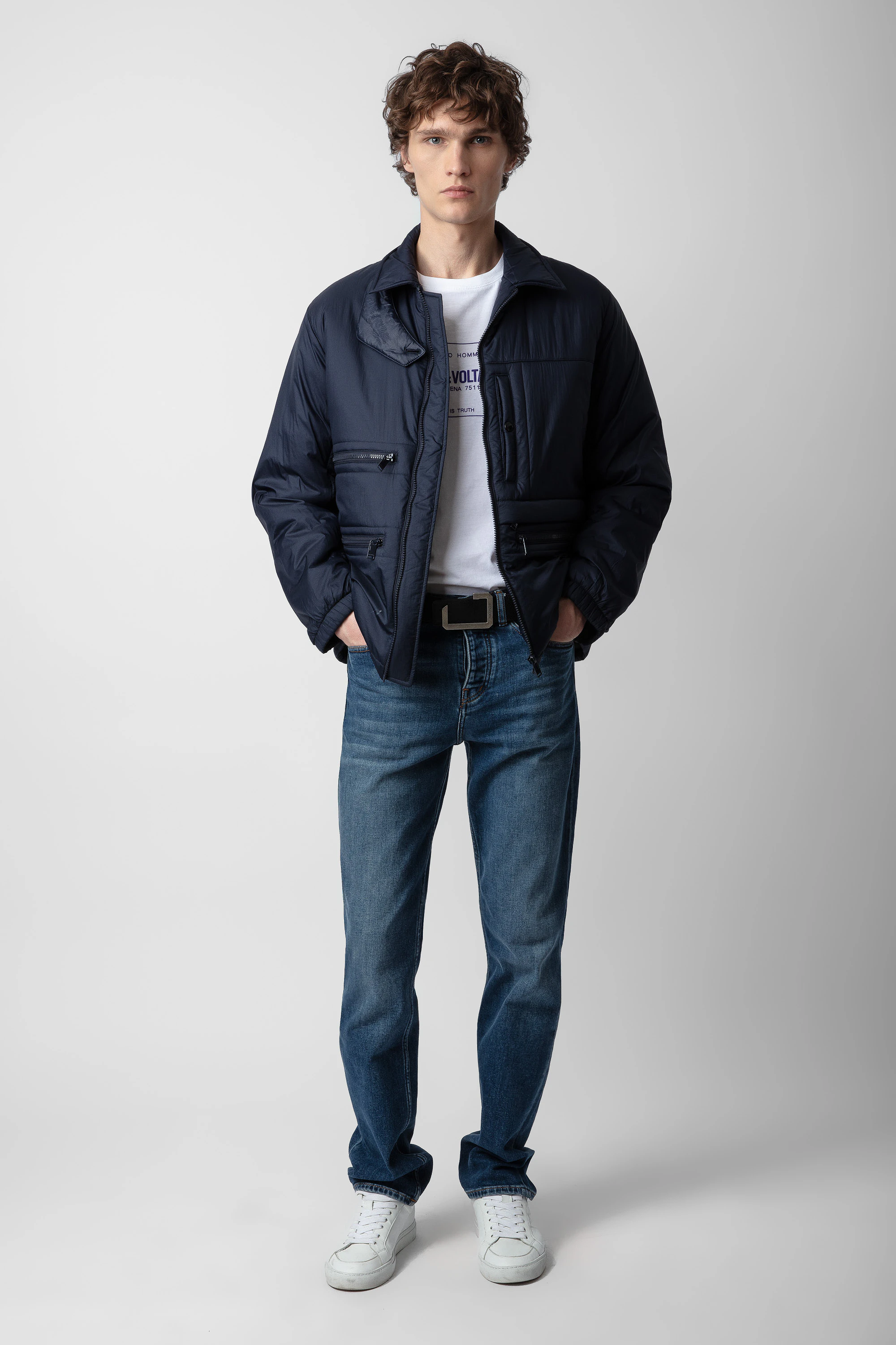 Back Jacket jacket blue men | Zadig&Voltaire