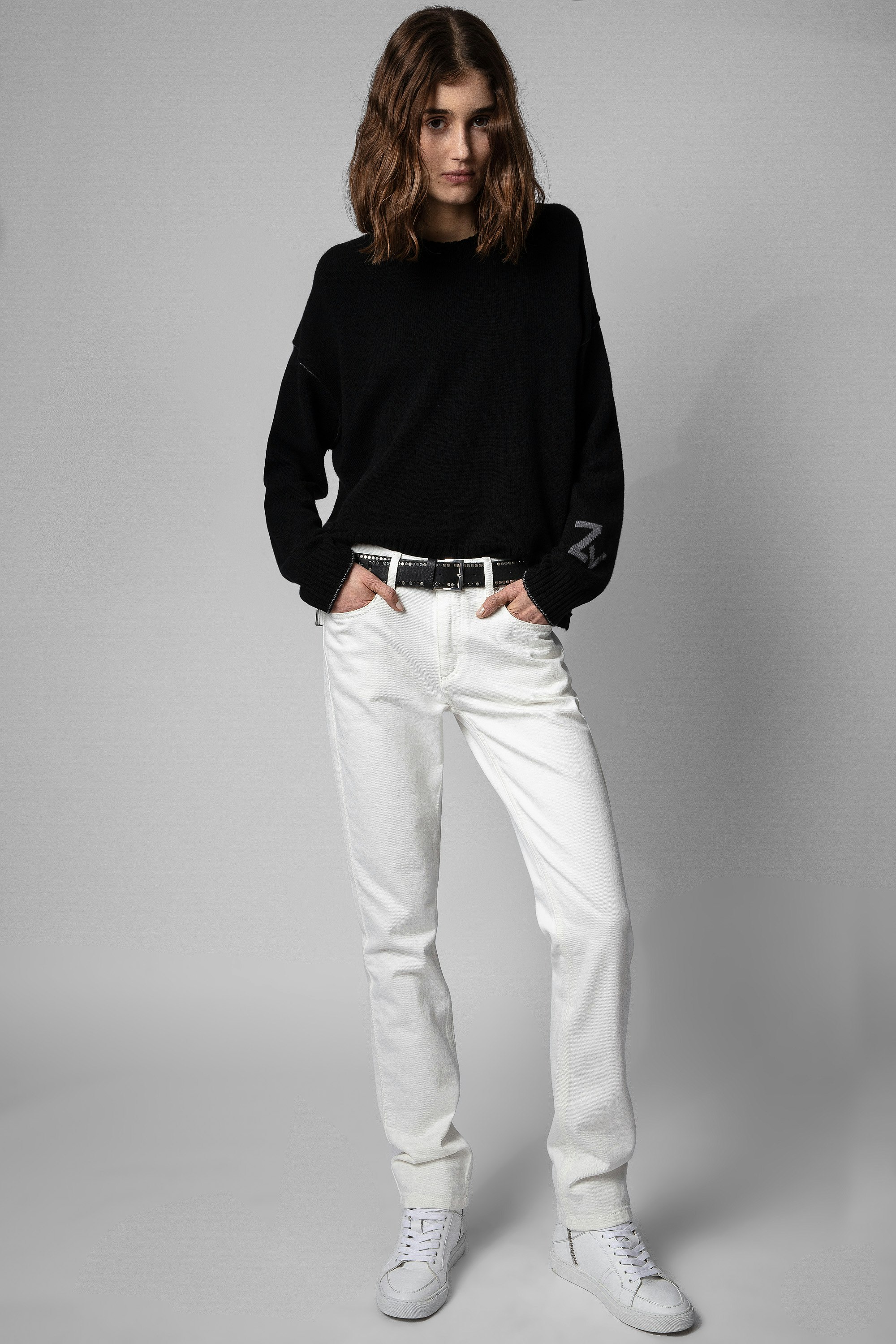 Clint Denim Eco Jeans jeans white women | Zadig&Voltaire